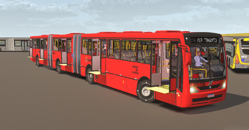 Mod | Caio Millennium II Biarticulado Volvo B12M padrão Curitiba/PR ...